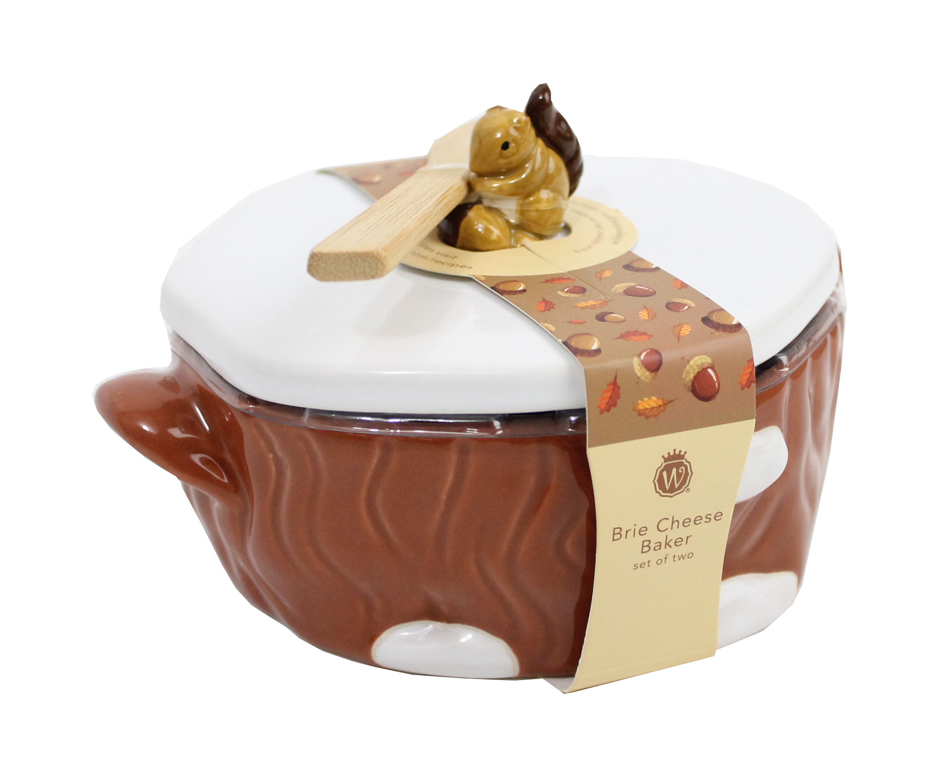 Woodland Squirrel Brie Baker – Ceramic Bakeware | Wild Eye Designs