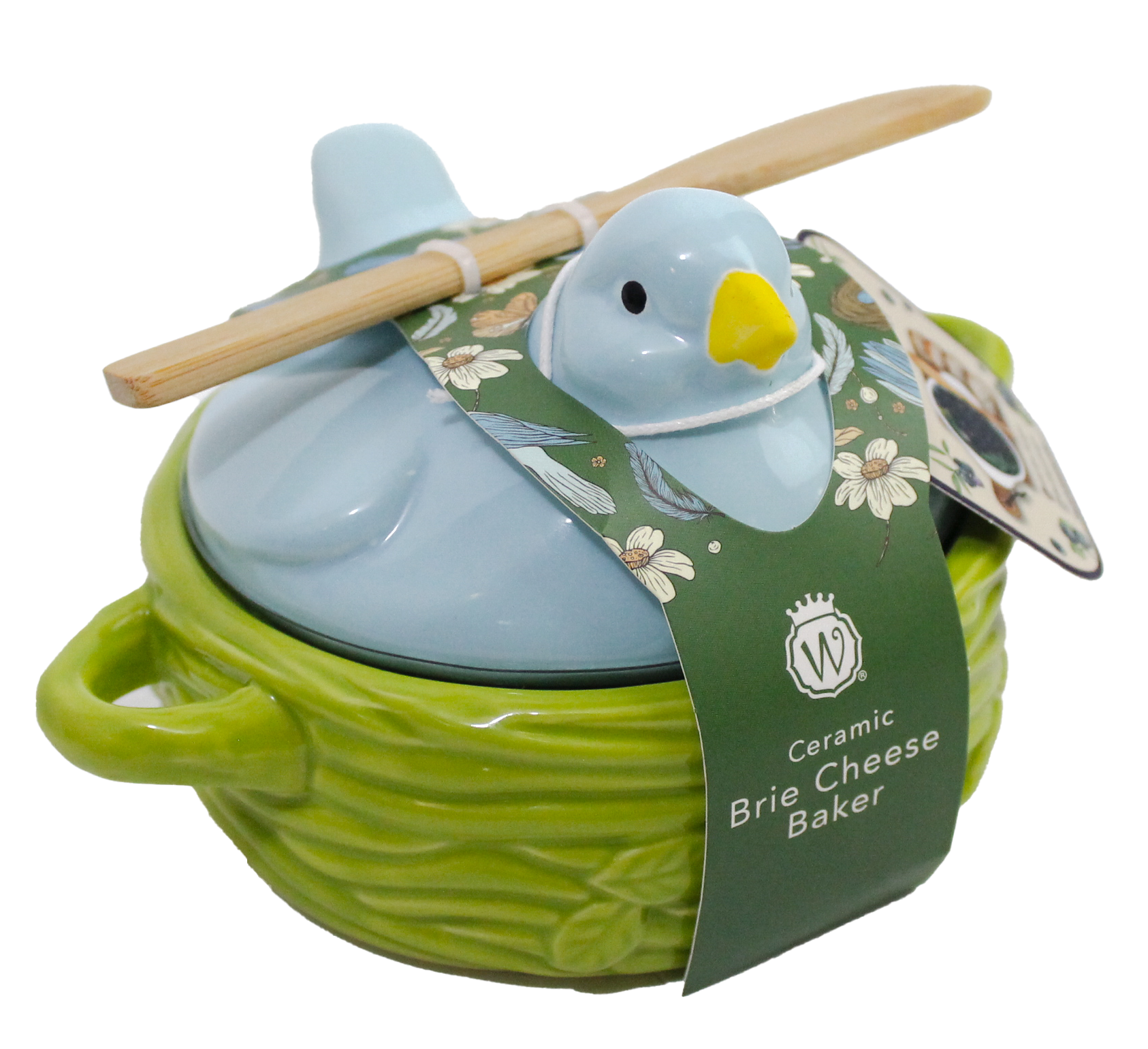Blue Bird Brie Baker – Ceramic Figural Bakeware | Wild Eye Designs