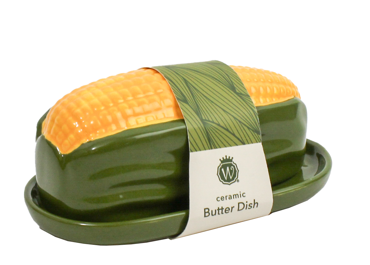 Corn Butter Dish – Figural Ceramic Serveware | Wild Eye Designs