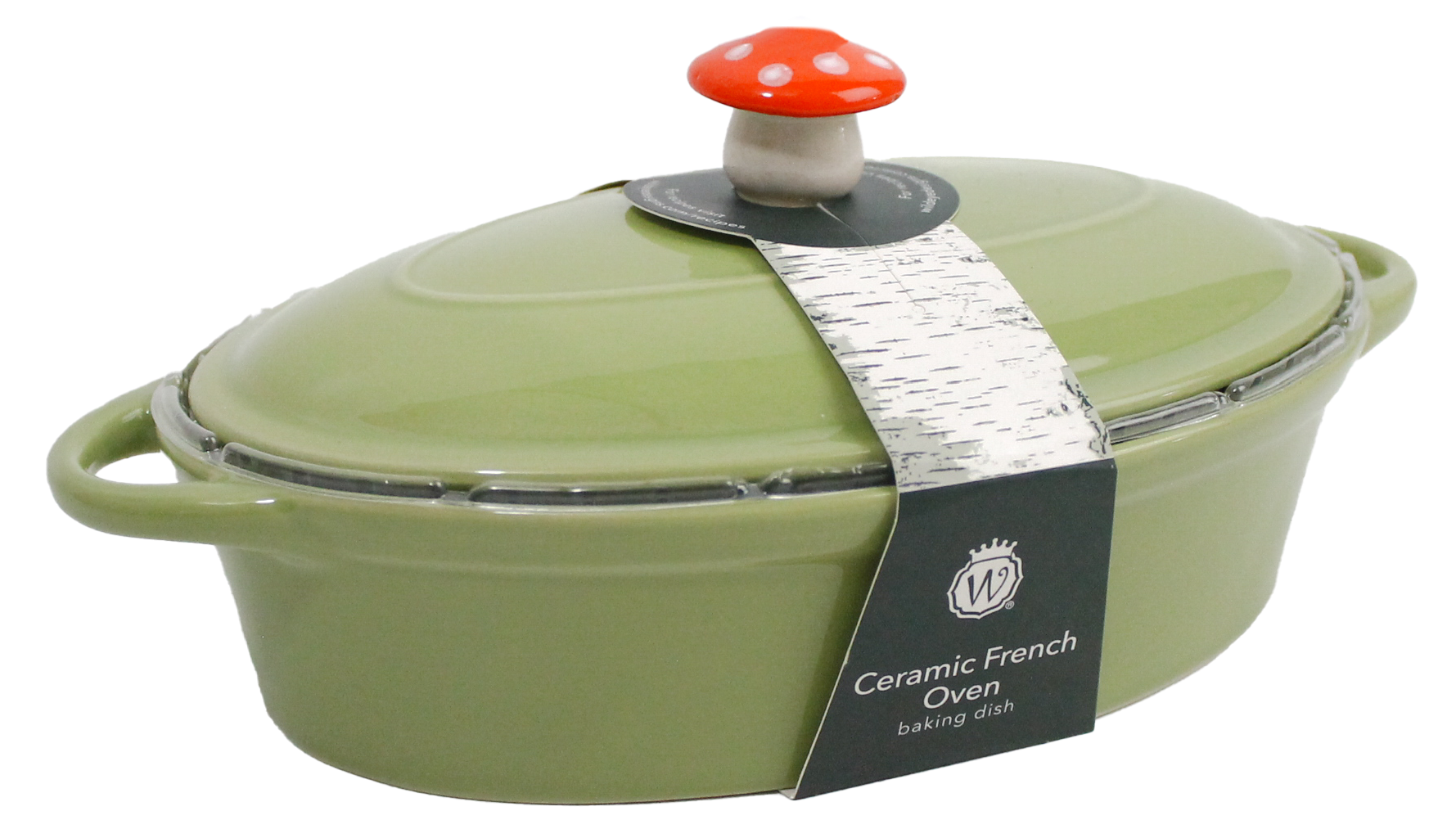 Mushroom Handle Mini Ceramic Baker | Wild Eye Designs