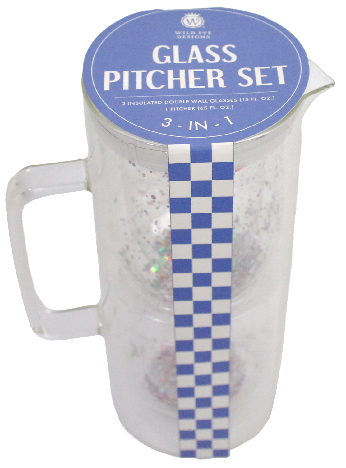 Double Wall Glass Pitcher