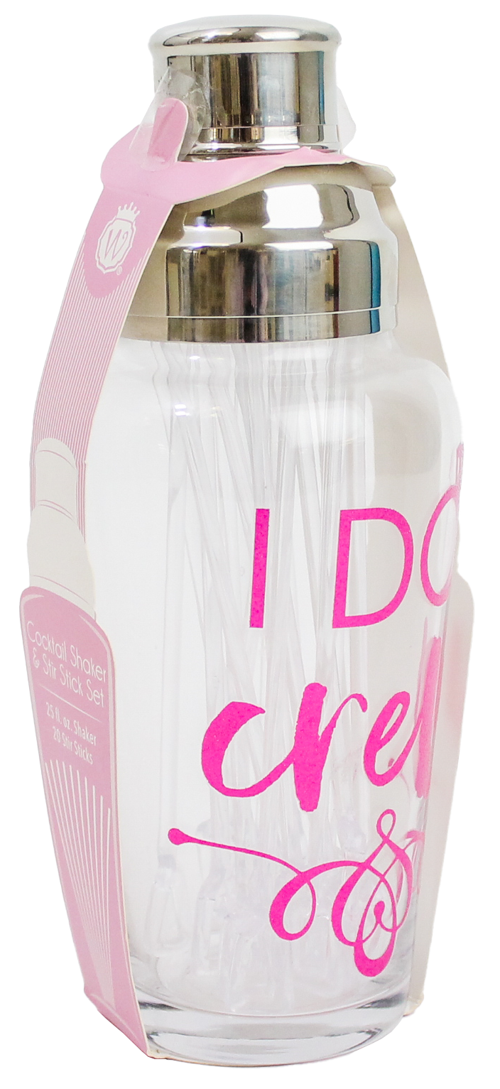 "I Do Crew" Shaker & Stir Stick Set | Wild Eye Designs