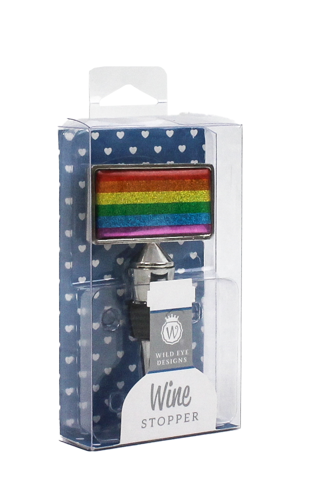 Rainbow Flag Wine Stopper – Wine Accessories | Wild Eye Designs